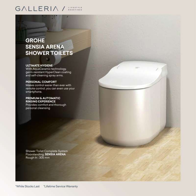 Jual Grohe Sensia Arena Shower Toilet Floor-standing 39355sh0 / Grohe ...