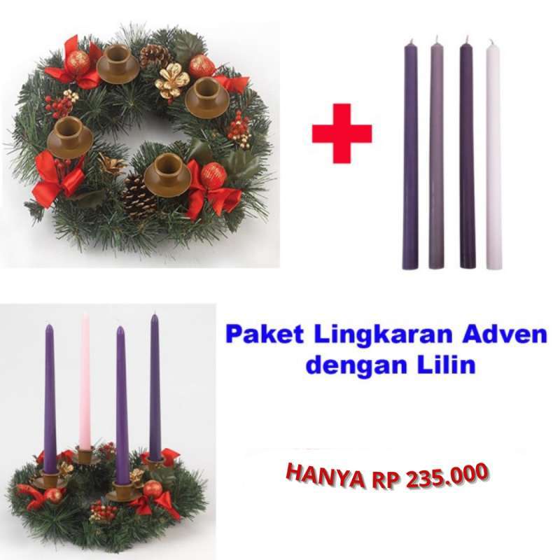 Jual Lilin Lingkaran Adven Original Murah - Harga Diskon April 2024 ...