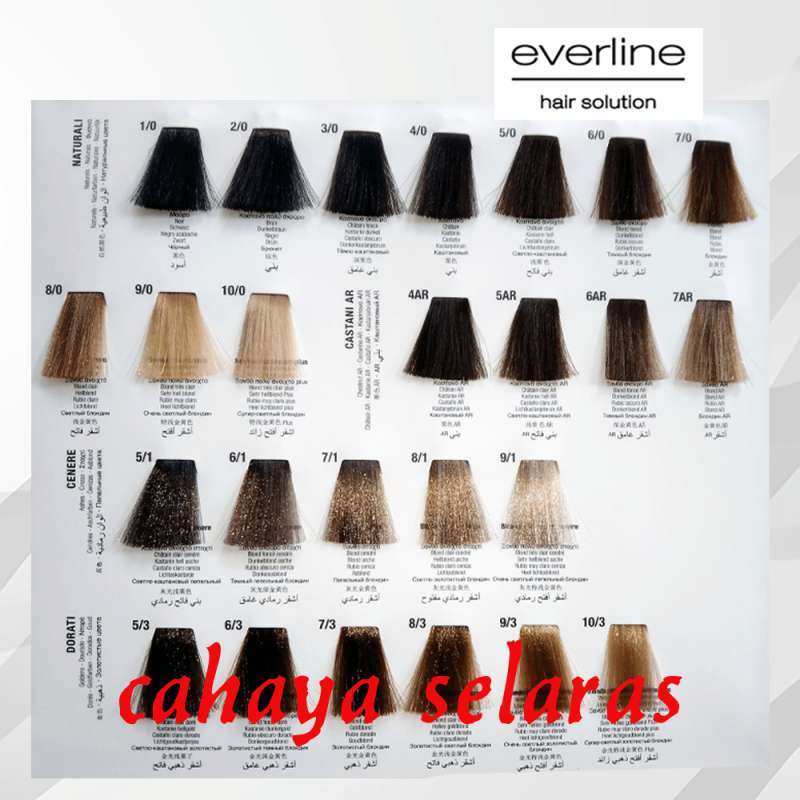 Jual 2 One Color Everline 100ml | Hair Color Everline Seri 2 - 8/1 Di ...