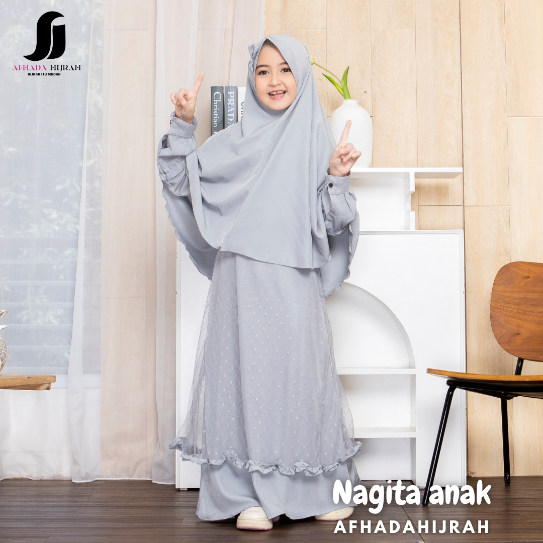 Jual Afhadahijrah - Gamis Sunnah Banat Gamis Syari Set Cadar Anak ...