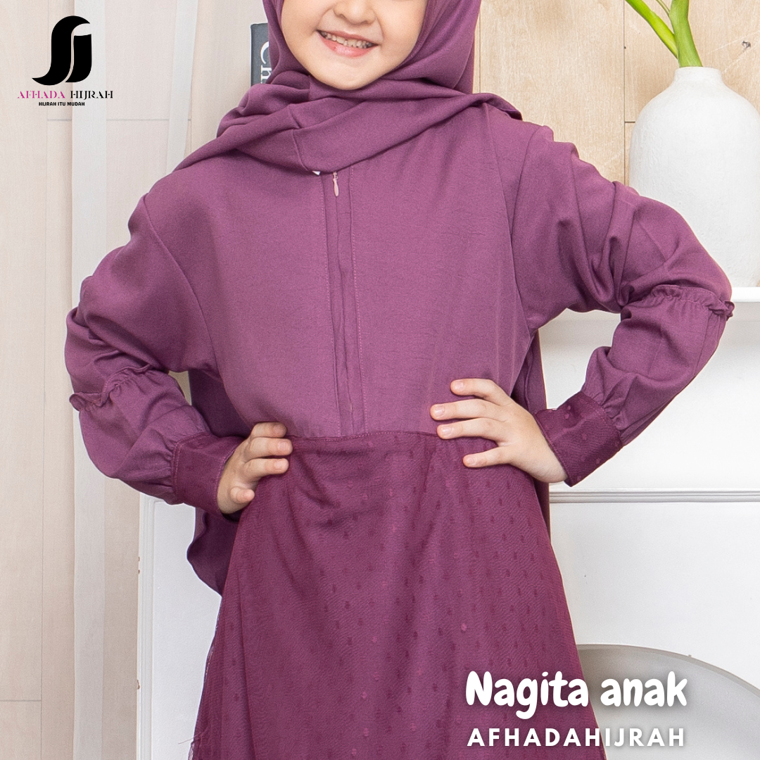 Jual Afhadahijrah - Gamis Sunnah Banat Gamis Syari Set Cadar Anak ...