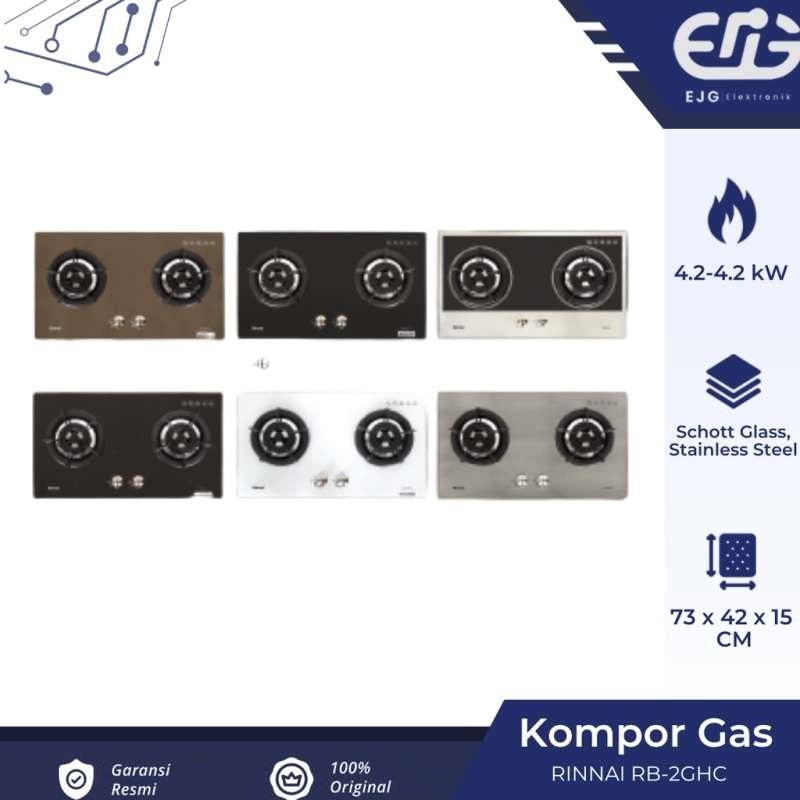 Jual Kompor Tanam Rinnai Rb-2-ghc (bk) / Rinnai Rb-2-gh-c (bk) Kaca Di Seller Ejg Elektronik ...