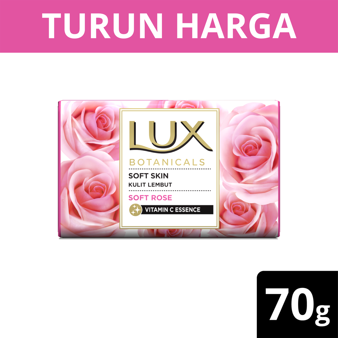 Promo Lux Botanicals Soft Rose Sabun Batang [70 G] Diskon 8% Di Seller Unilever Store Official ...