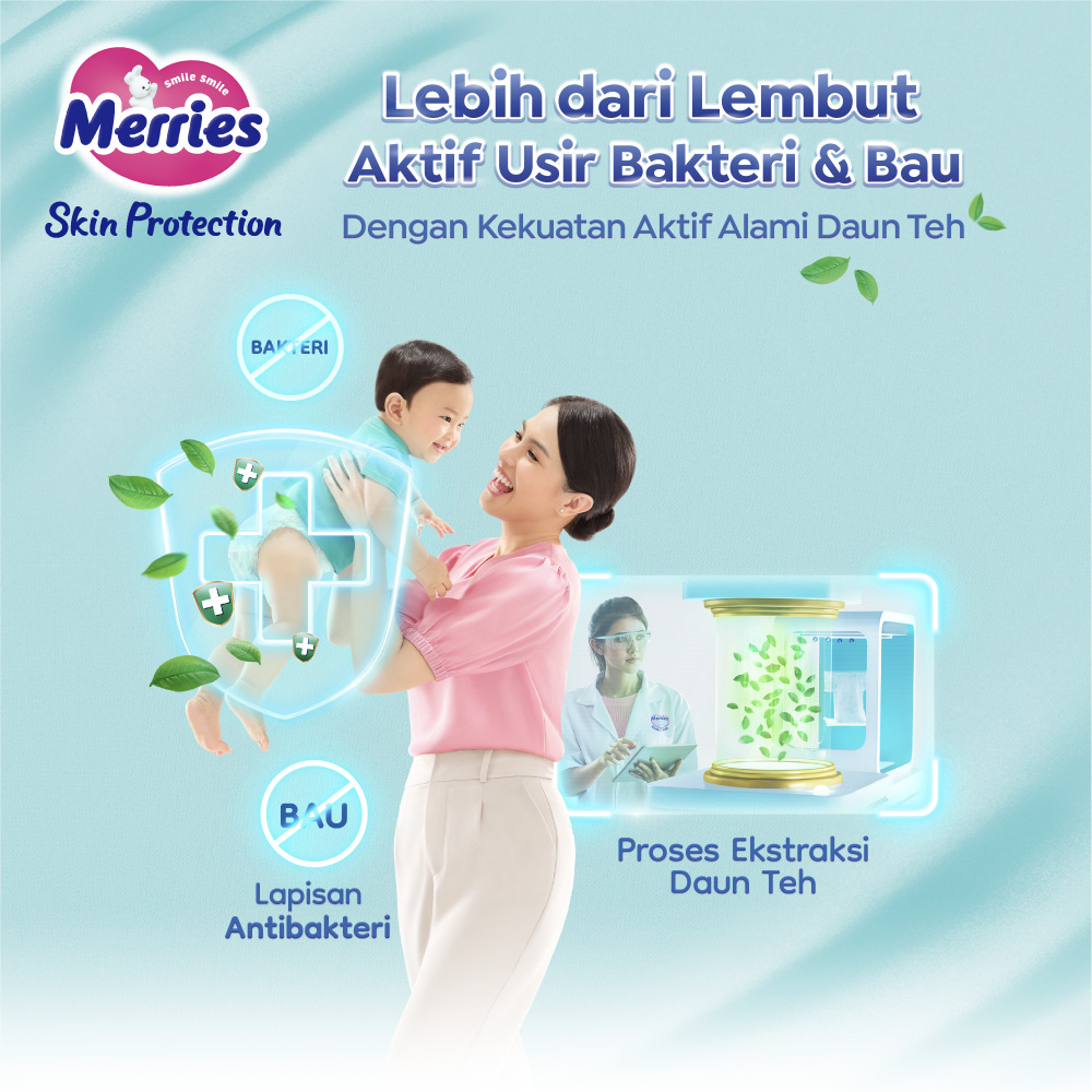 Promo Merries Skin Protection Popok Perlengkapan Bayi Anti Bau Tipe ...