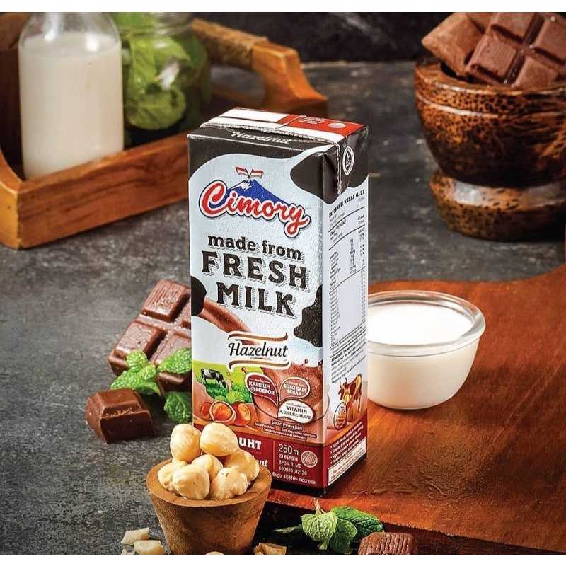 Jual Cimory Fresh Milk 250ml Aneka Rasa Coklat Almond Cashew Matcha ...