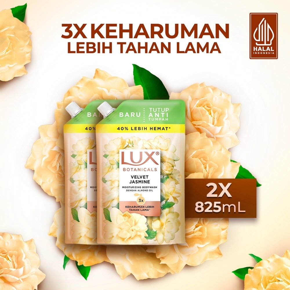 Promo Lux Sabun Cair White Velvet Touch Refill 825 Ml Twinpack [2 Pcs] Diskon 34% Di Seller ...