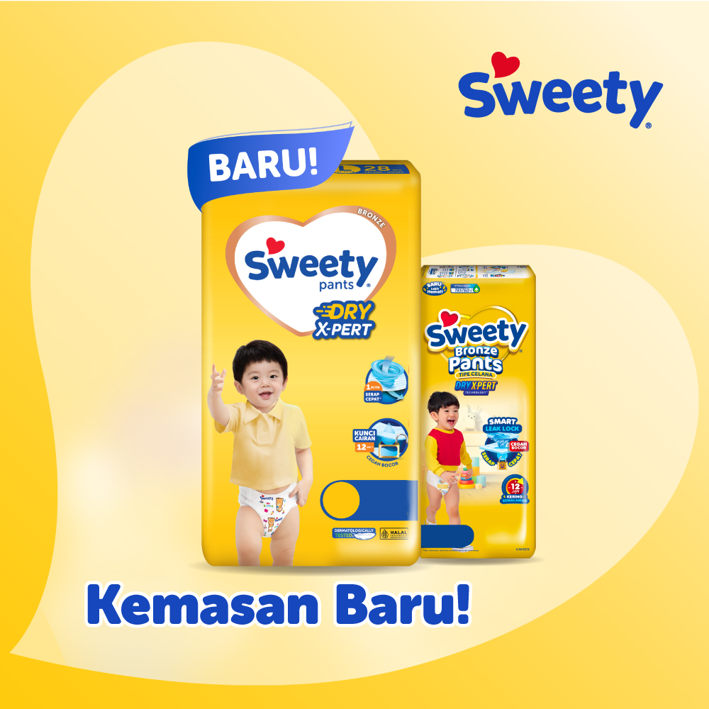 Promo Sweety Bronze Dry X-pert Pants Popok Bayi M 20s Diskon 29% di ...