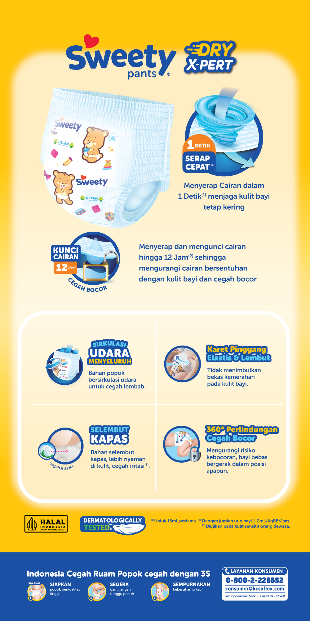 Promo Sweety Bronze Dry X-pert Pants Popok Bayi M 20s Diskon 29% di ...