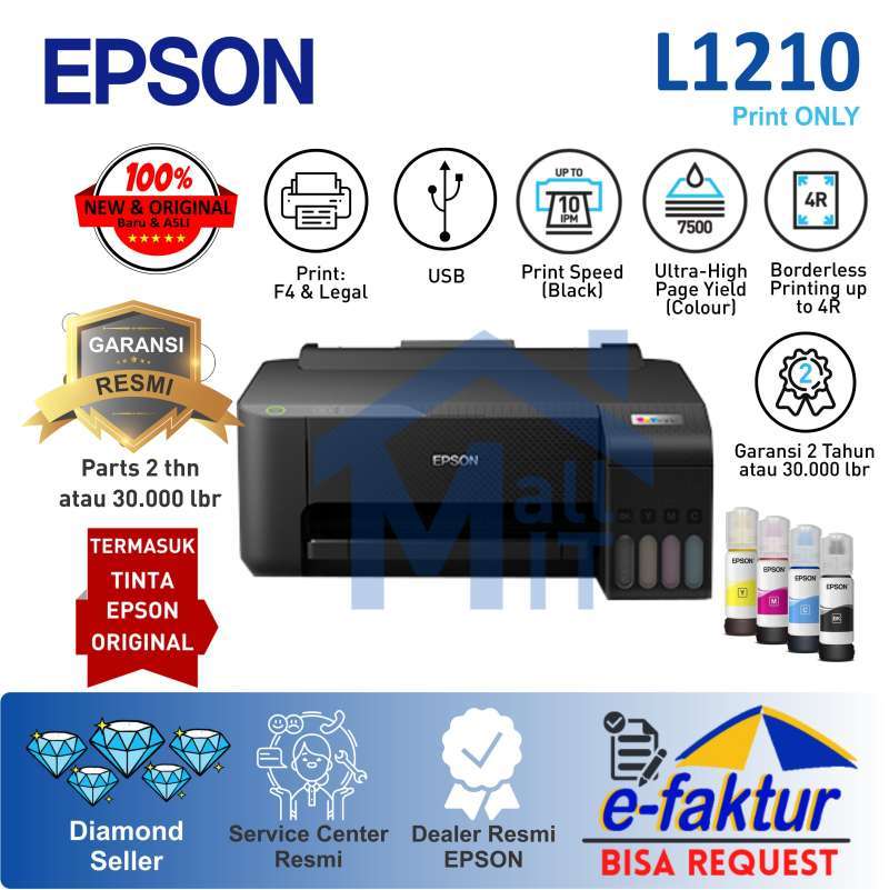 Jual Printer Epson L1210 L-1210 L 1210 Pengganti L1110 L-1110 L 1110 ...