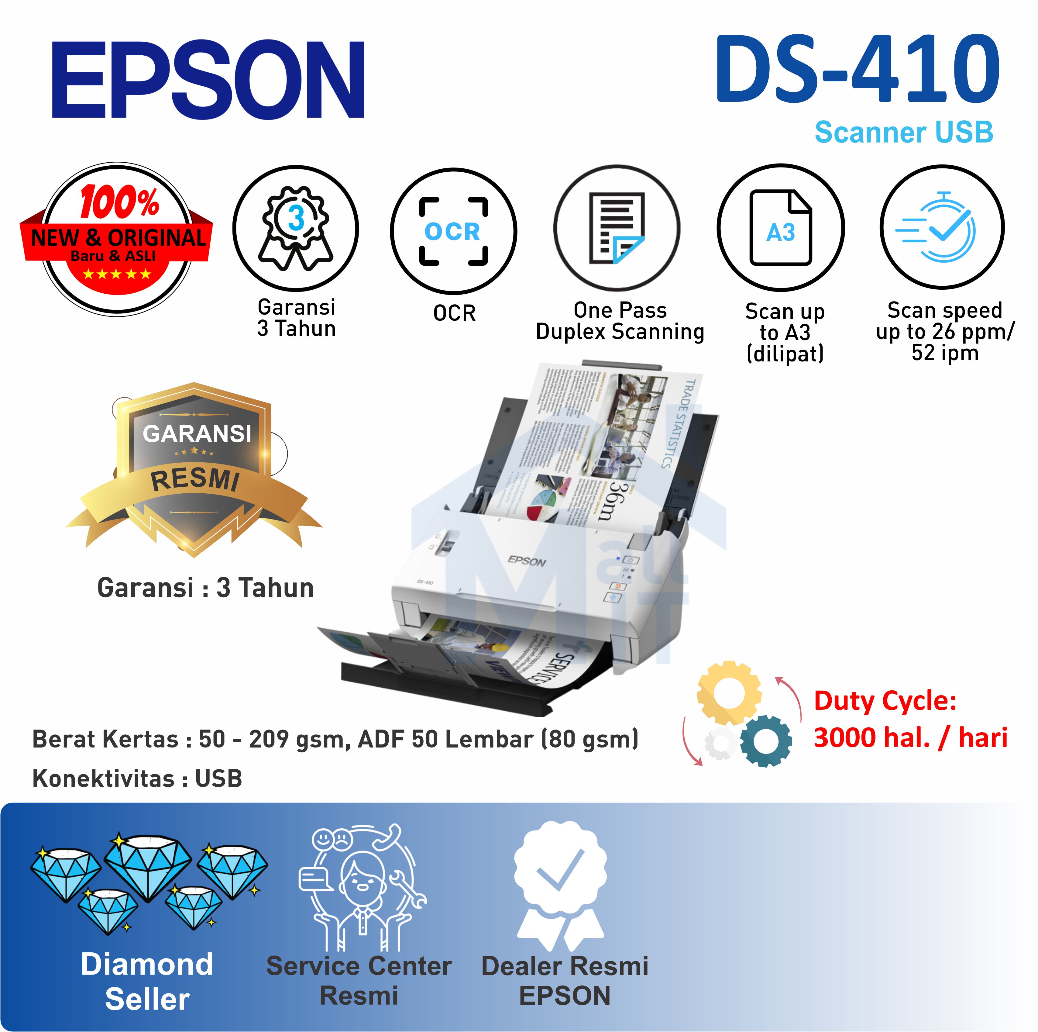 Epson Ds410 - Harga Terbaru Februari 2024 | Blibli
