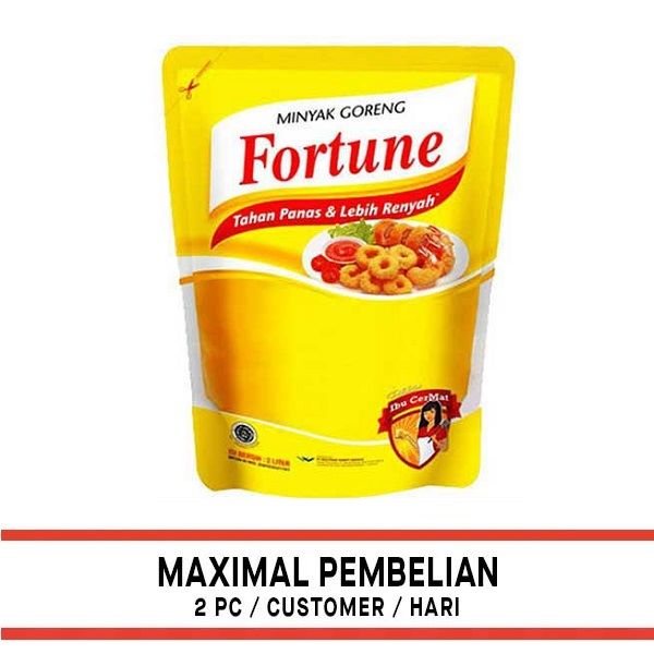 Promo Fortune Cooking Oil Pouch 2 Liter Diskon 5% Di Seller Hypermart ...