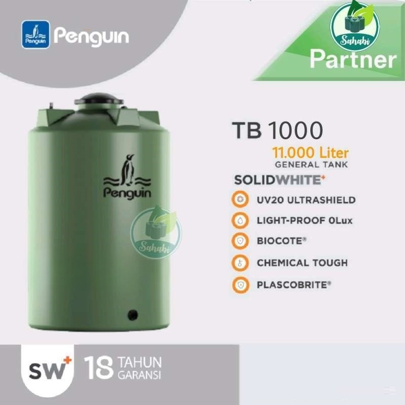 Jual Tandon Air / Toren Air / Tangki Air Penguin 11000 Liter Invoice Di ...