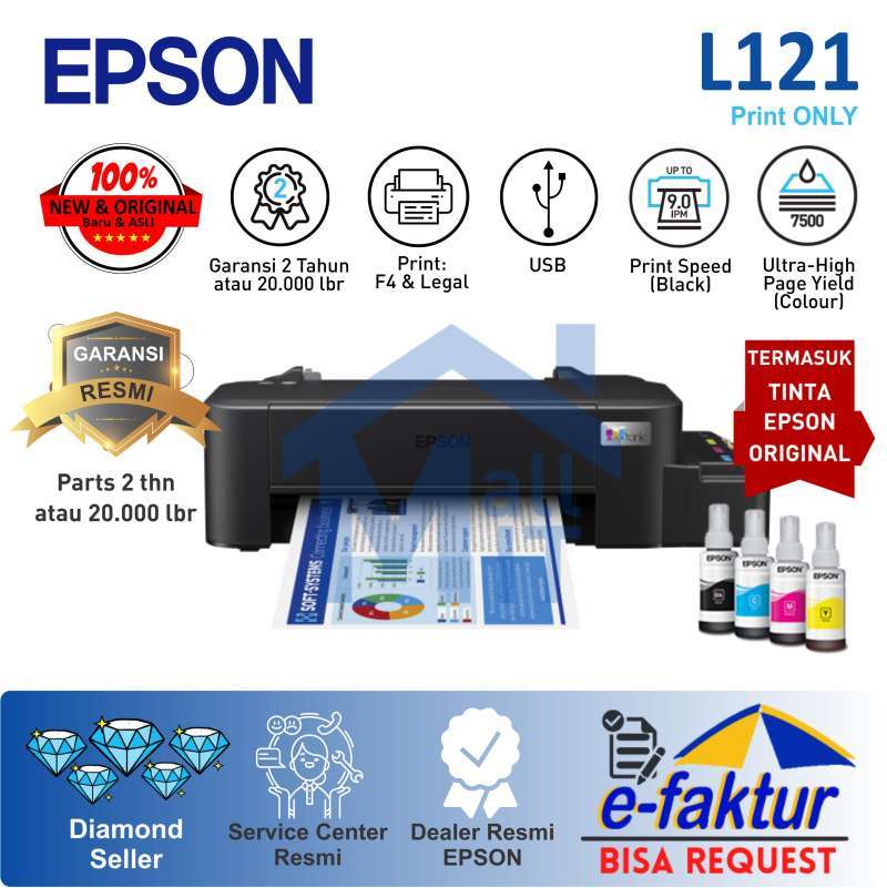Epson L121 - Harga Terbaru Agustus 2024 | Blibli