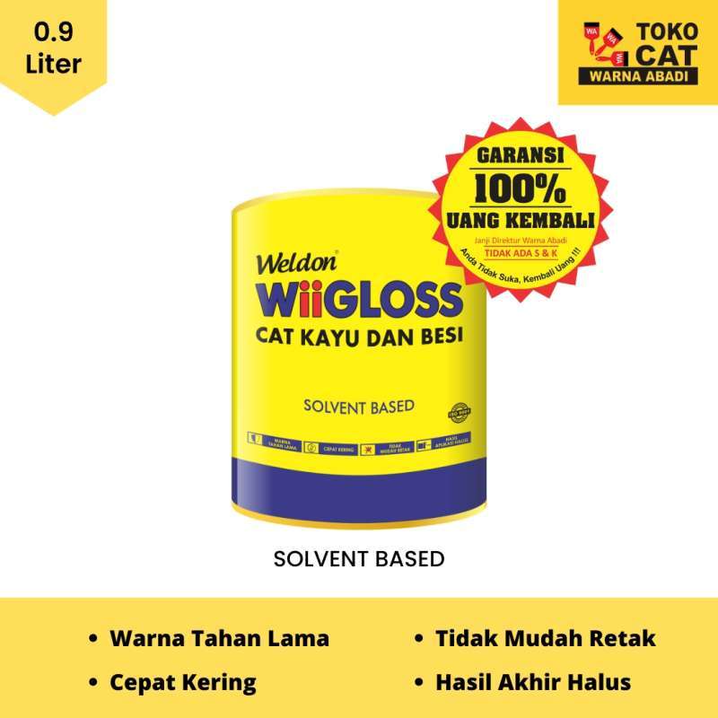 Jual Cat Kayu Besi Weldon Wiigloss 0.9 Liter Di Seller Warna Abadi ...