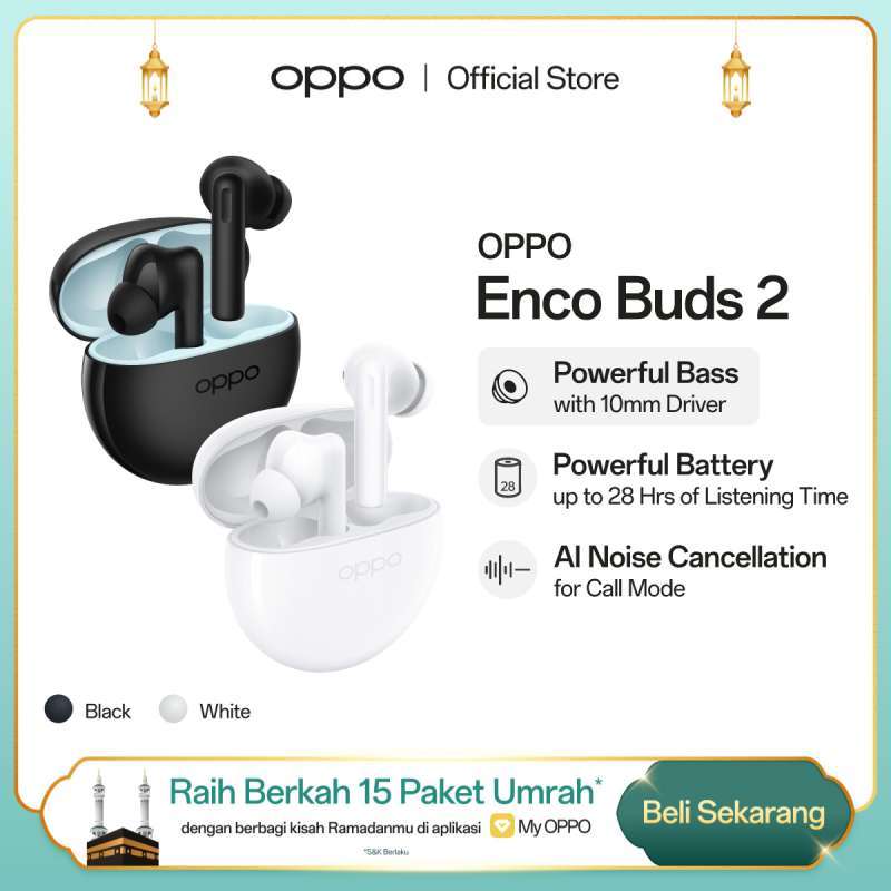 Oppo Enco Buds 2 - Harga dan Spesifikasi Terbaru Mei 2024