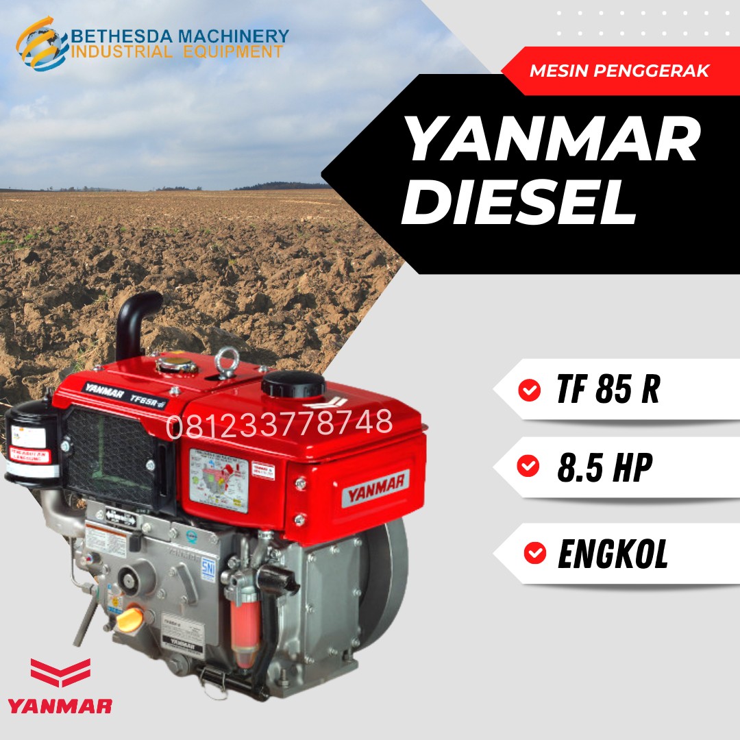 Jual Mesin Penggerak Serbaguna 8.5 Hp YANMAR TF.85 R Radiator Pendingin di Seller Bethesda ...