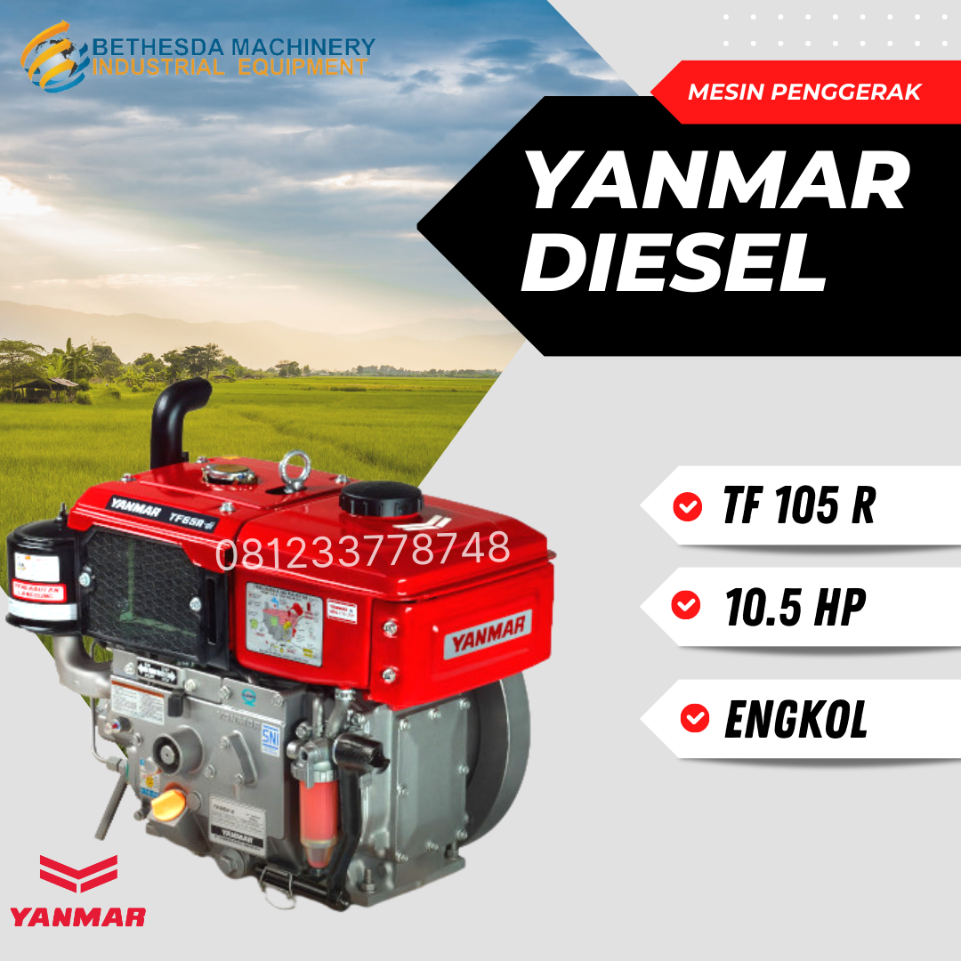 Jual Mesin Penggerak Serbaguna 10.5 Hp YANMAR TF.105 R Radiator Colling di Seller Bethesda ...