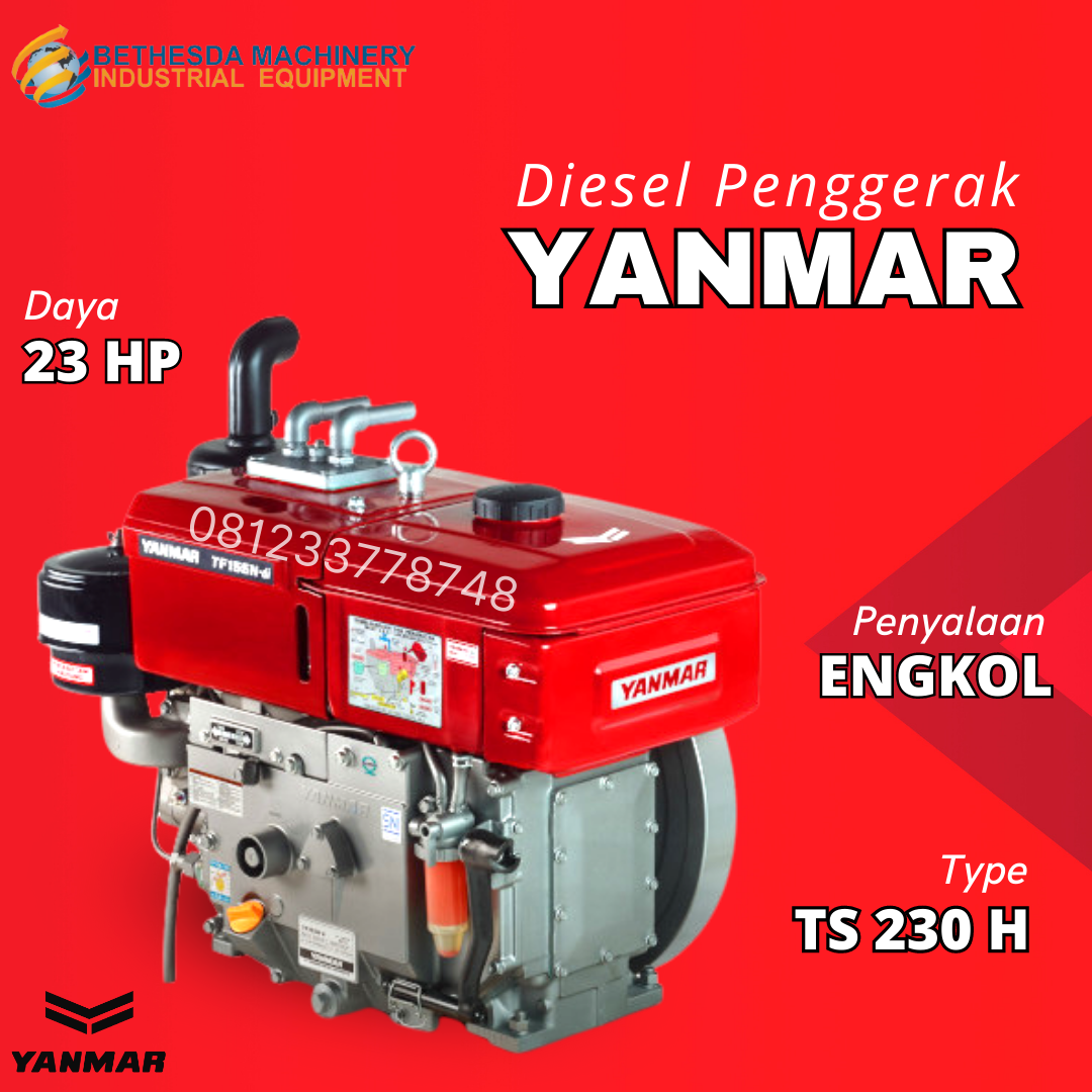 Jual Mesin Diesel Yanmar 23 Hp TS 230 H Hopper Penggerak Serbaguna di Seller Bethesda Machinery ...