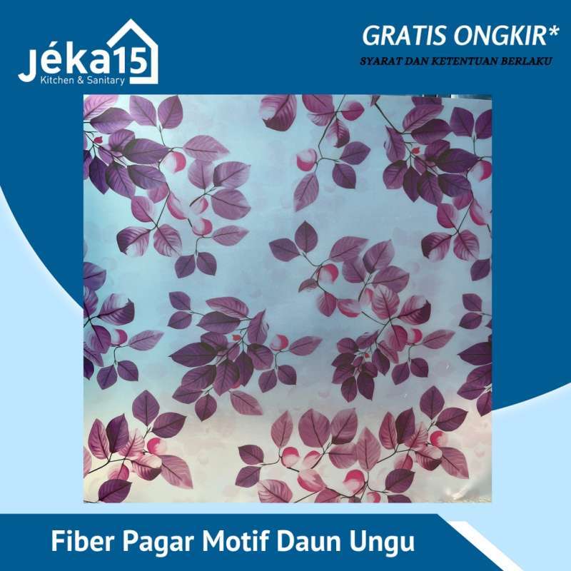 Jual Fiber Pagar Motif Premium | Fiber Penutup Pagar Rumah | Plastik ...
