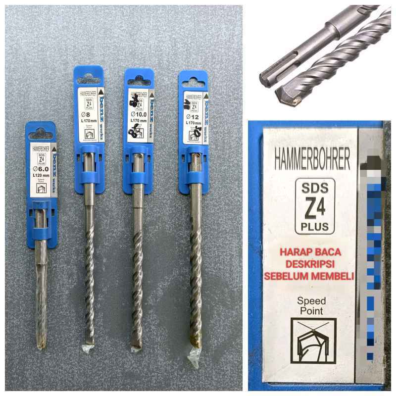 Jual Mata Bor Sds Beton Tembok Mansory Drill Hammer Bohrer Di Seller TB ...