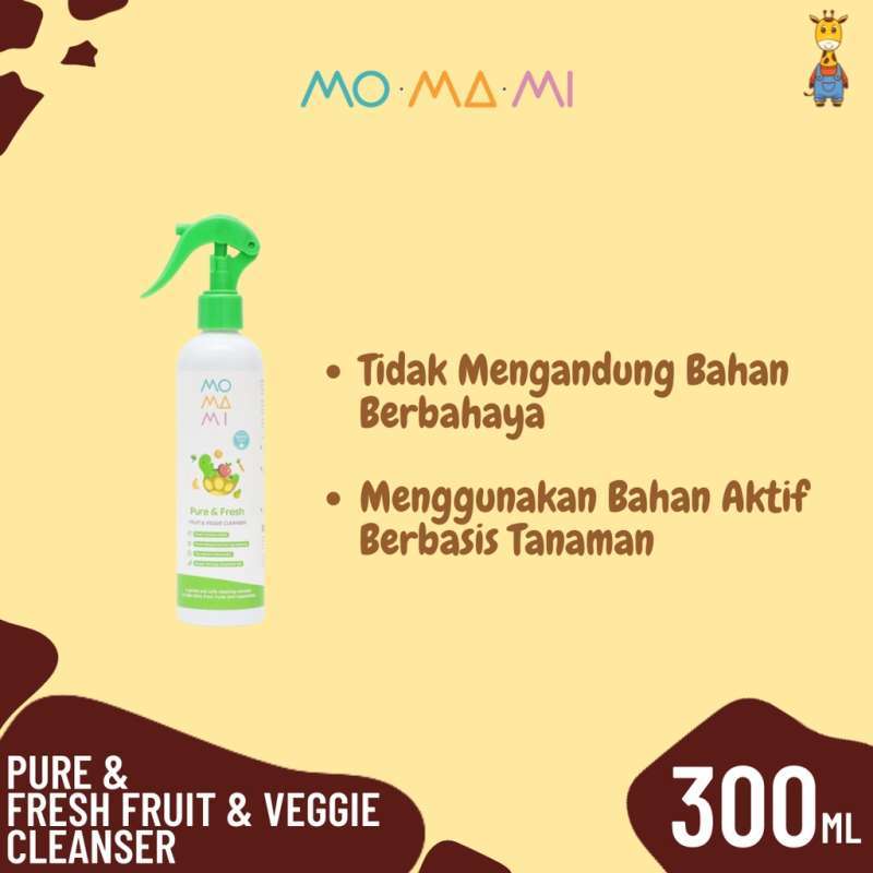 Promo Momami Pure&Fresh Fruit & Veggie Cleanser 300ml - Pembersih Sayur ...