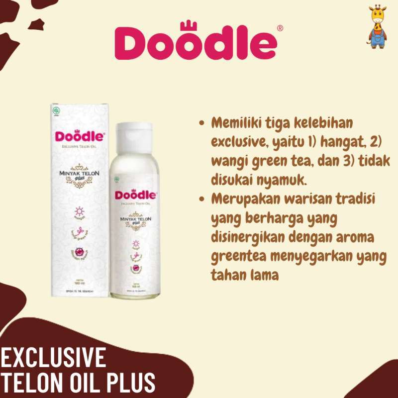 Jual Doodle Exclusive Telon Oil Plus - Minyak Telon Bayi/anak - 100ml ...