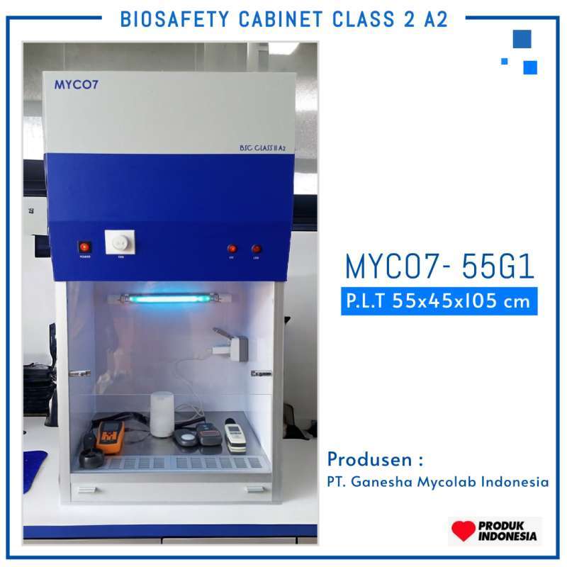 Jual Mini Biosafety Cabinet ( BSC ) Class II A2 MYCO7 - 55G1 di Seller ...