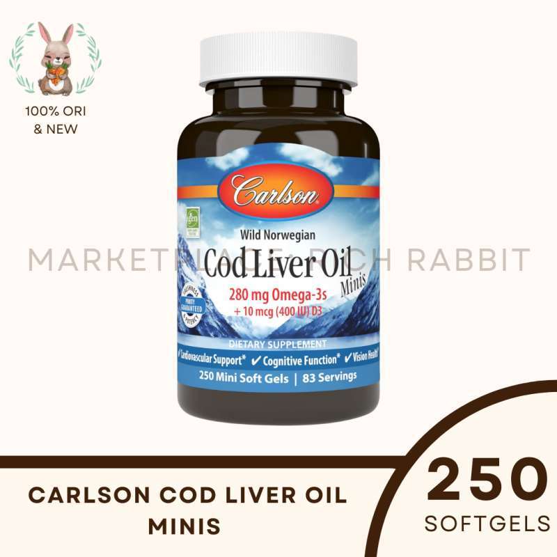 Jual Carlson Cod Liver Oil Omega Fish Oil Minyak Ikan Brain Development ...