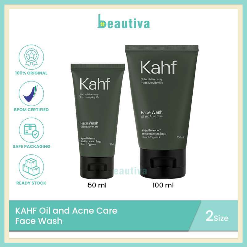 Jual Kahf Oil And Acne Care Face Wash - 50ml Di Seller Beautiva ...