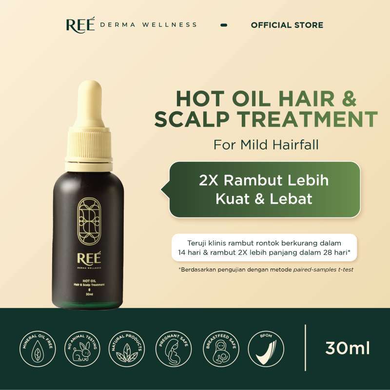Jual Ree Derma Wellness Hot Oil Hair & Scalp Treatment Di Seller Ree ...