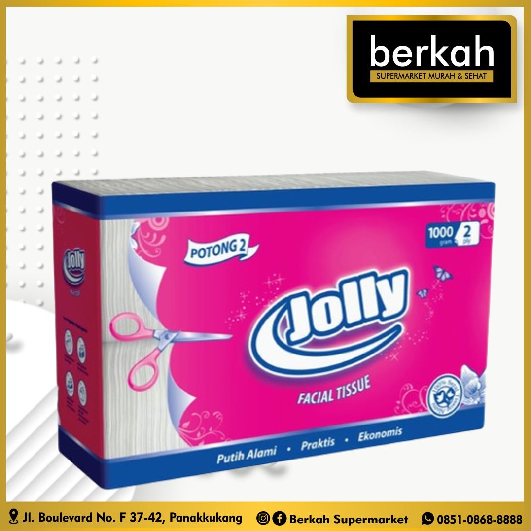 Jual JOLLY FACIAL TISSUE 1000 GRAM di Seller Berkah Supermarket ...