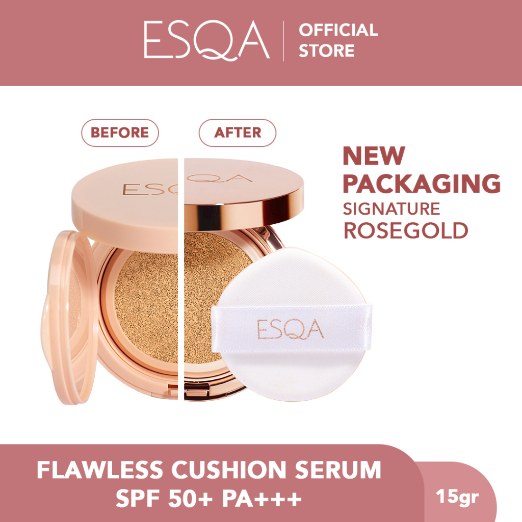 Promo Esqa Flawless Cushion Serum Spf 50+ Pa+++ Diskon 13% Di Seller ...