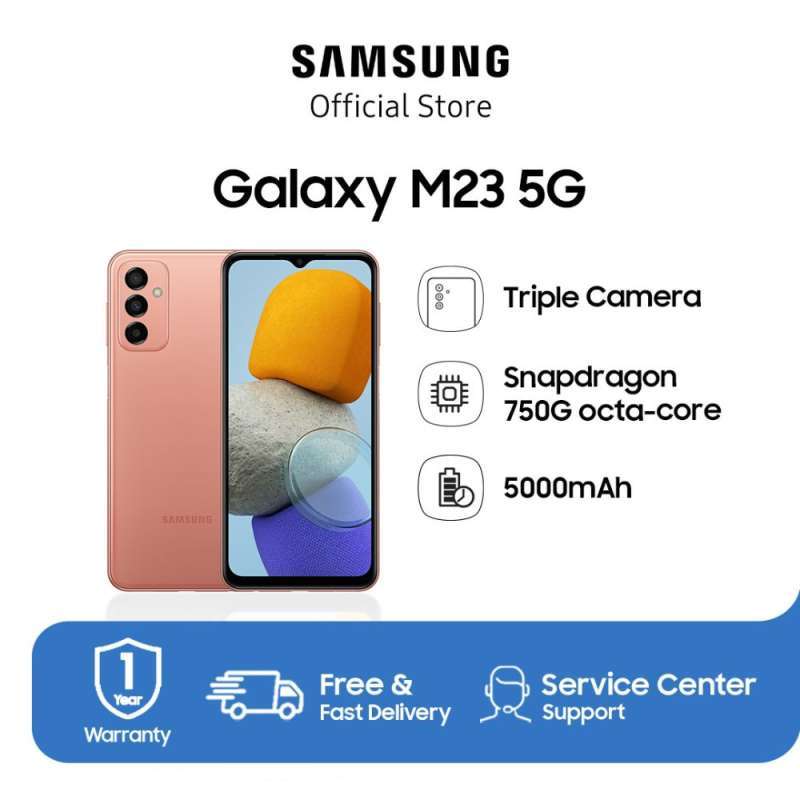 Jual Samsung Galaxy M23 5g Smartphone [6/128 Gb] + 25w Wall Charger ...