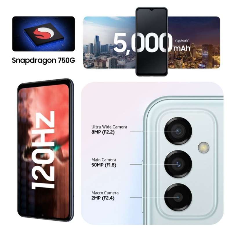 Jual Samsung Galaxy M23 5g Smartphone [6/128 Gb] + 25w Wall Charger ...