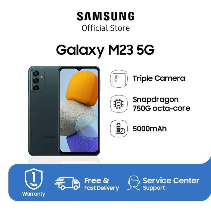Jual Samsung Galaxy M23 5g Smartphone [6/128 Gb] + 25w Wall Charger ...