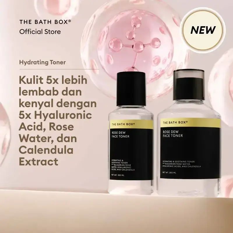 Promo The Bath Box - Rose Dew Face Toner (hyaluronic Acid, Calendula ...