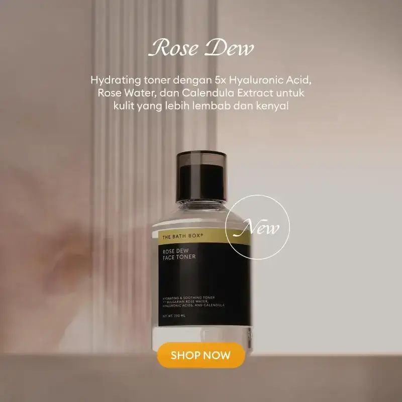 Promo The Bath Box - Rose Dew Face Toner (hyaluronic Acid, Calendula ...
