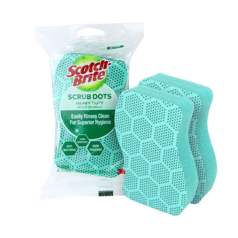 Jual Scotch Brite Sabut Spons Scrub Dots Hd Original Murah - Harga ...
