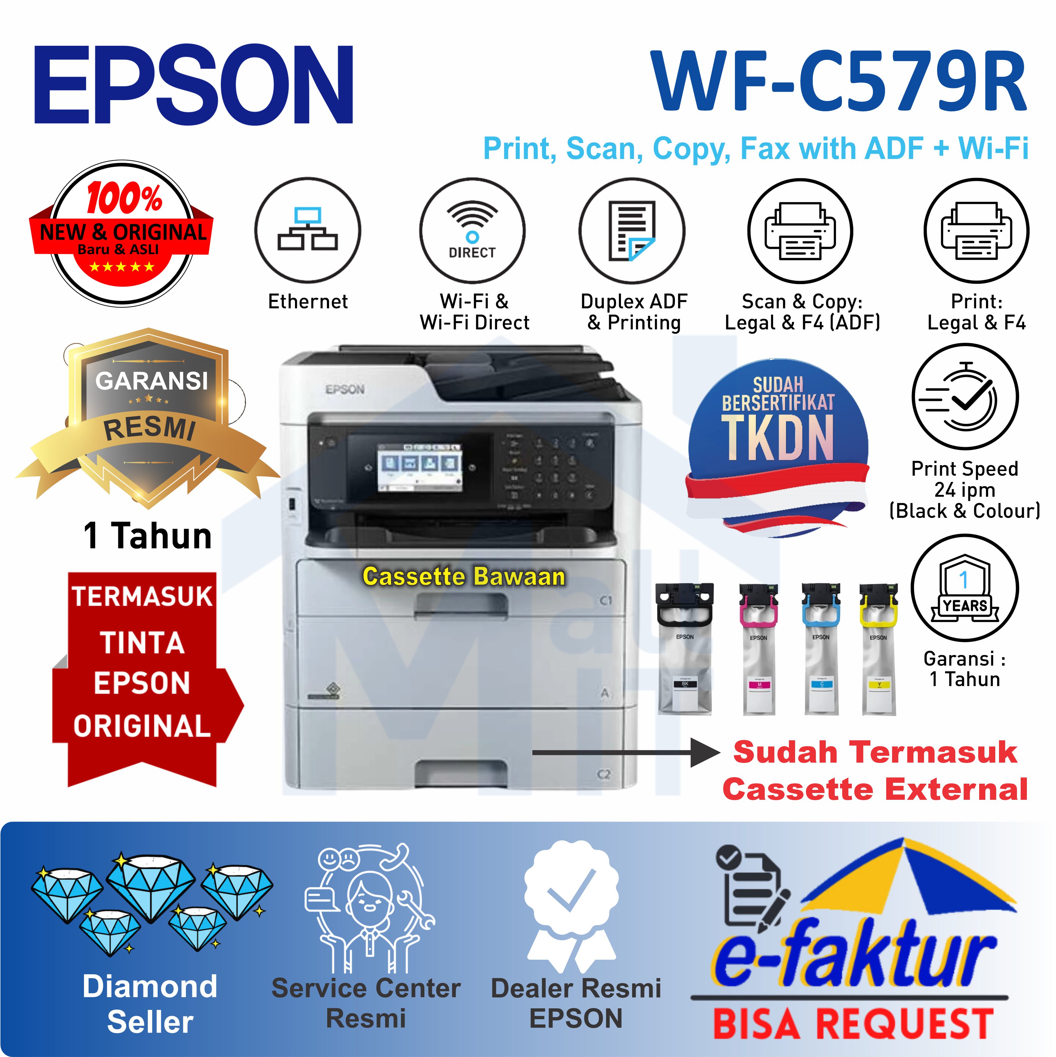 Jual Printer Epson Wfc579r Epson Wf-c579r Epson Wf C579r Epson Wf 579r ...