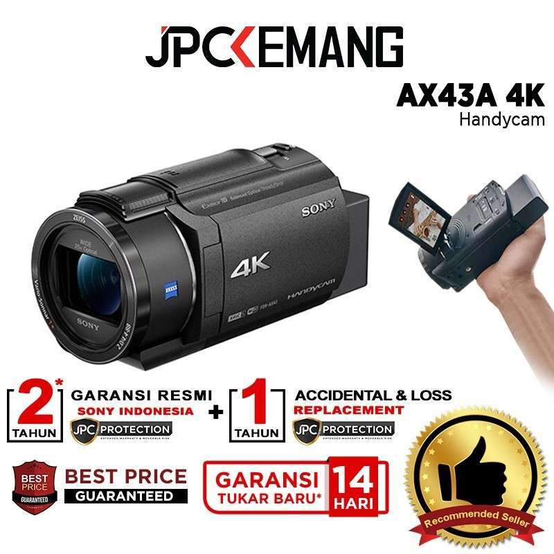 Promo Jpc Kemang Sony Fdr Ax43a 4k Handycam Camcorder Sony Ax43 A ...