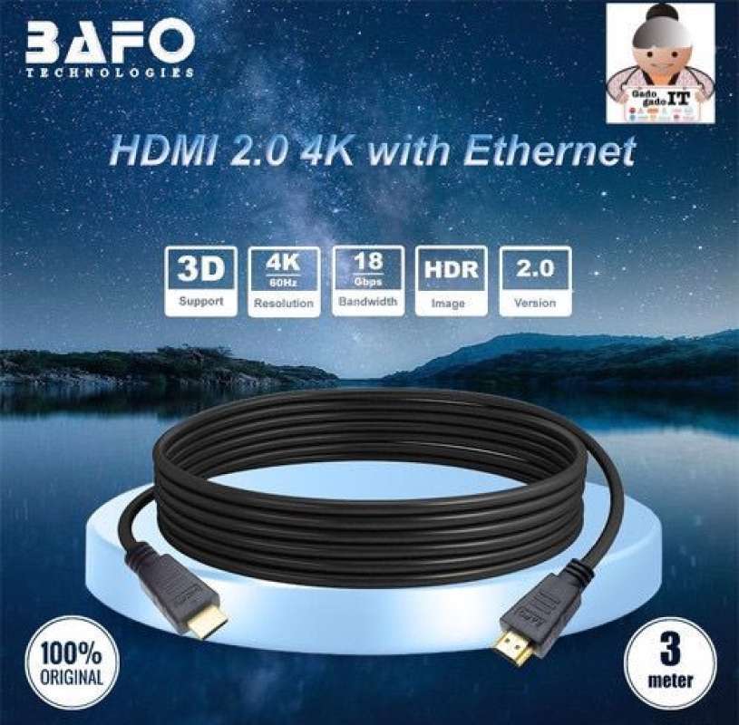 Daftar Harga Bafo Kabel Hdmi To Hdmi 3 🔥 Original & Spesifikasi Lengkap ...