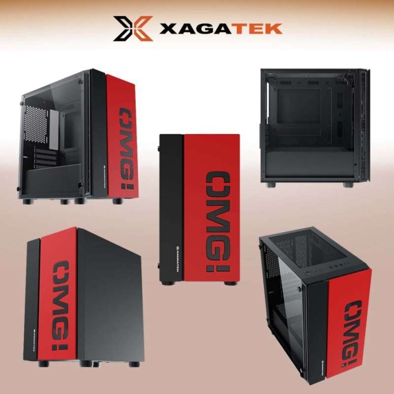 Jual CASING KOMPUTER GAMING PC XAGATEK OMG MINI TOWER CASE MICRO (NON ...
