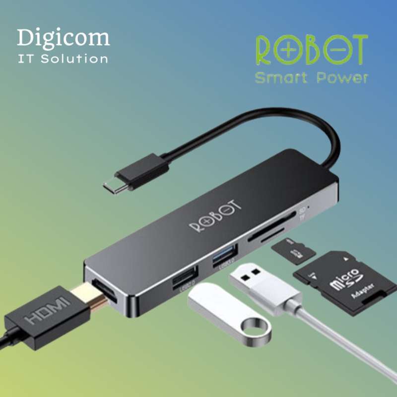 Jual Usb Hub Robot Ht240s Type-c Di Seller Digicom - Digicom (jl ...