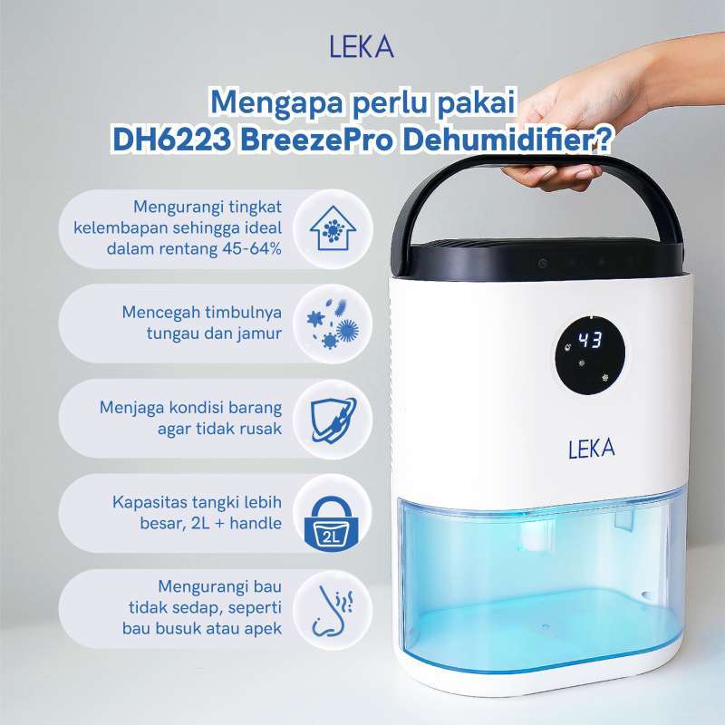 Promo LEKA - Dh6223 Breeze Dehum - Penyerap Kelembaban Udara - Seller ...