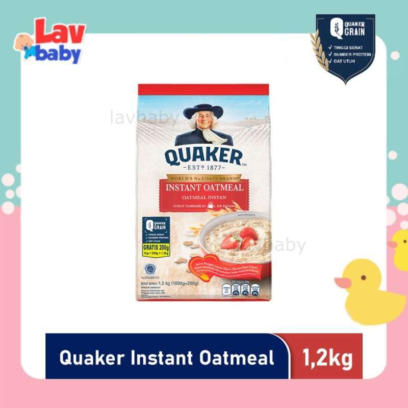 Jual Quaker Instant Oatmeal 1 2 Kg Terbaru - Harga Promo Februari 2024 ...