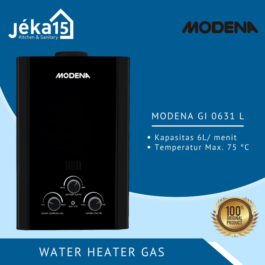 Jual Gas Water Heater / Water Hiter Gas / Modena Gi 0631 L Di Seller ...