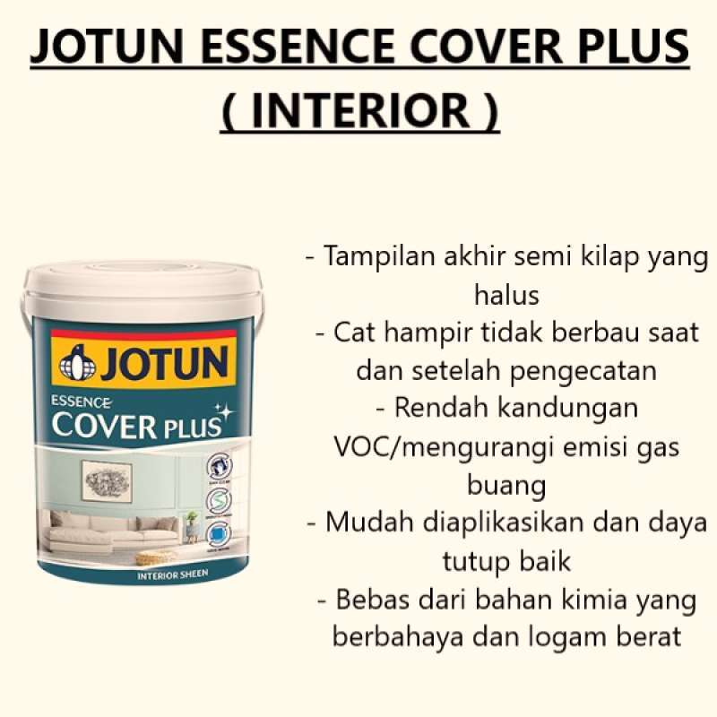 Promo Cat Tembok Interior Dan Eksterior Jotun - Almond Beige/10966 - Essence Cover Plus ...