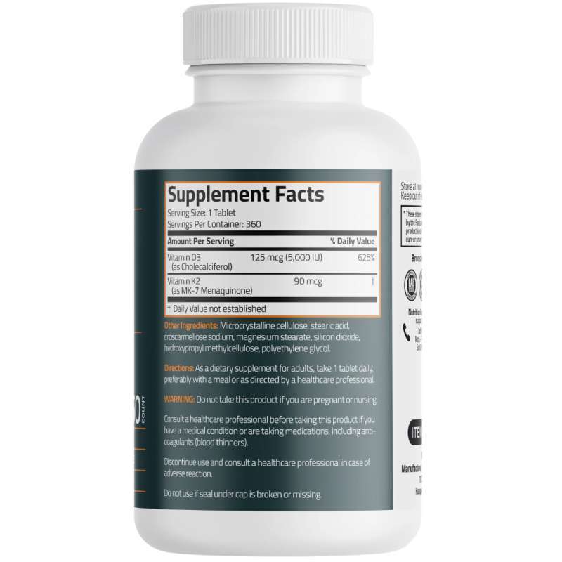Jual Bronson Basics Vitamin K2 D3 Mk7 Basic Immune Booster Imunitas ...