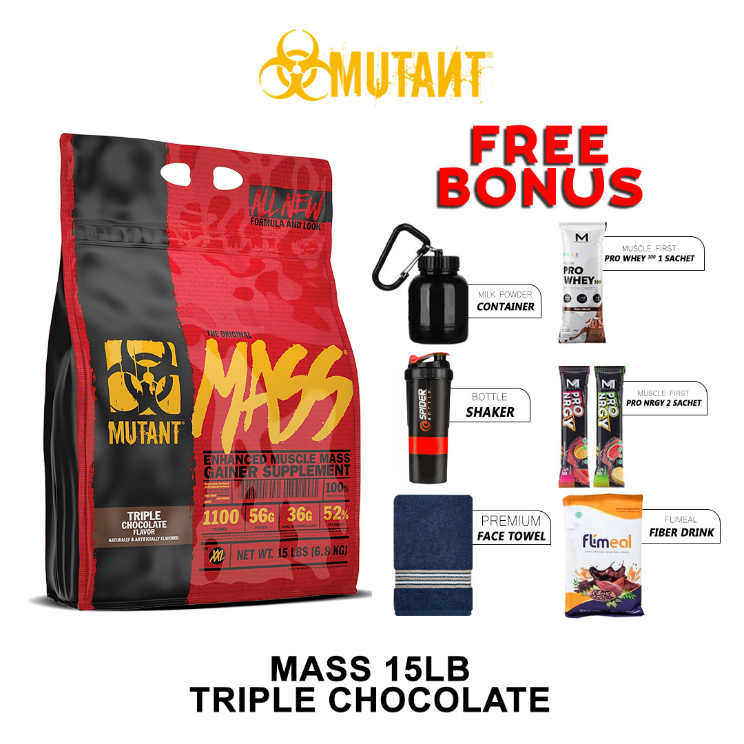 Jual Mutant Mass 15lb (24 Servings) Chocolate - Susu Mutan Penambah ...