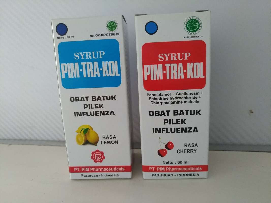 Jual Pimtrakol Pim-tra-kol Sirup Obat Batuk Pilek Influenza 60ml Anak ...